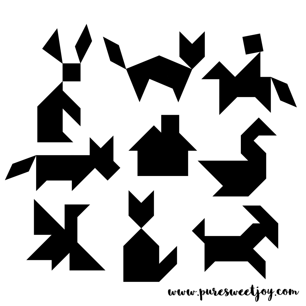 Tangram hűtőmágnes készítése | Hobbyművész blog